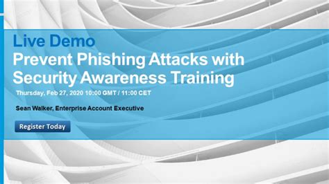 Proofpoint Live Demo Prevent Phishing Attacks With Security Awareness Training