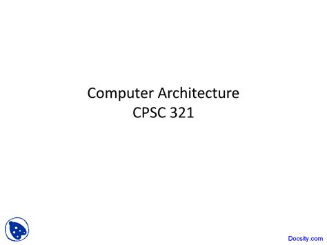 Translation Hierarchy Computer Architecture Lecture Slides Slides Computer Science Docsity