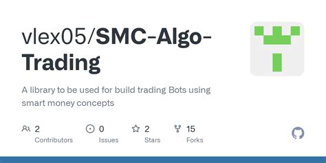GitHub Vlex SMC Algo Trading A Library To Be Used For Build Trading Bots Using Smart Money