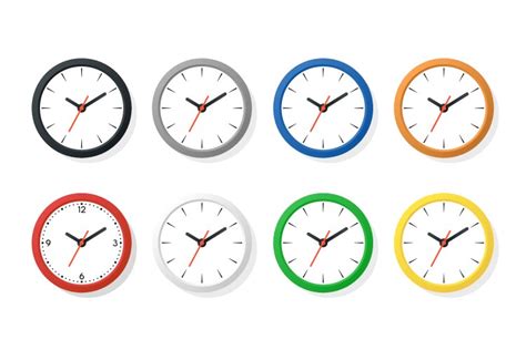 Wall Clock Royalty Free Vector Image VectorStock