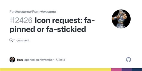 Icon Request Fa Pinned Or Fa Stickied · Issue 2426 · Fortawesomefont