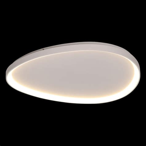 K Light KLC LED2 80D WH 230v 60W LED Large Ovoid 60cm Framed Ceiling Fitting Lightworld Online