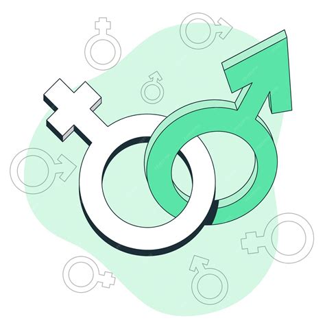 Free Vector Gender Concept Illustration