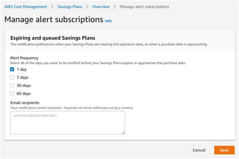 Launch Savings Plans Expiration And Queued Alerts Now Available In AWS Cost Management AWS