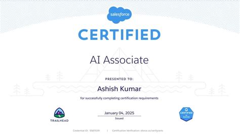 Ashish Kumar On Linkedin Salesforce Ai Salesforcecertified