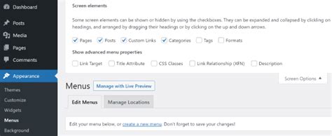 How To Add Titles In Wordpress Menu Without Linking To A Page