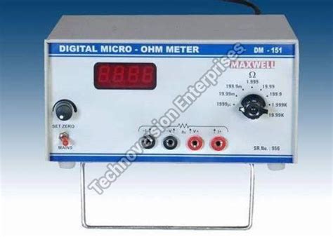 50 Hz Dc Electric Metel Micro Ohm Meter For Laboratory Testing At Rs 8500 In Navi Mumbai