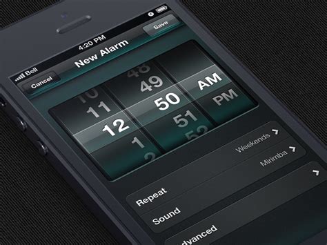 Alarm Clock Ui By Victor Vorontsov On Dribbble
