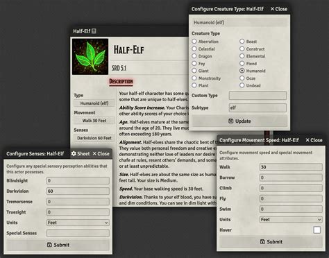 custom race tutorial foundryvtt dnd5e github wiki