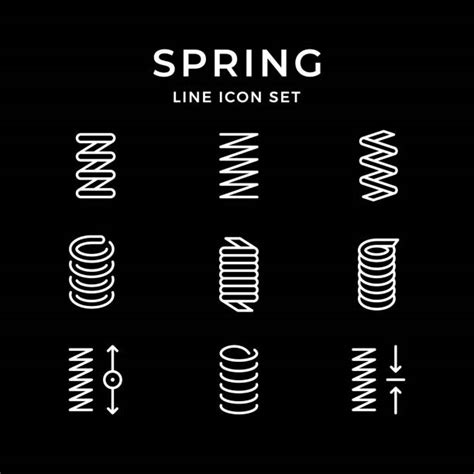 4800 Coiled Spring Stock Illustrations Royalty Free Vector Graphics