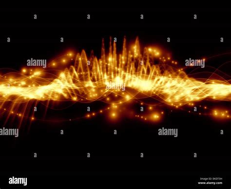 Abstract Visualization Wave Stock Photo Alamy