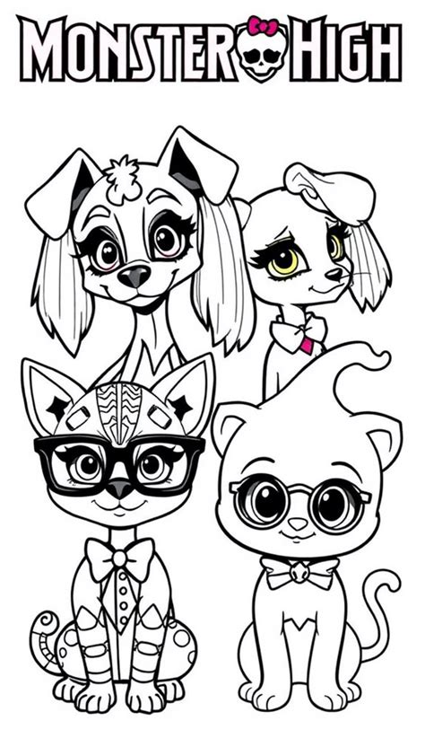 12 Free Printable Monster High Coloring Pages For Fun