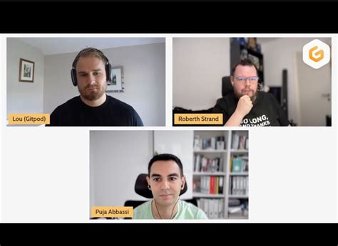 Syntasso On Linkedin Were Enjoying The Gitpod Webinar With 🚀 Lou Bichard Roberth Strand And