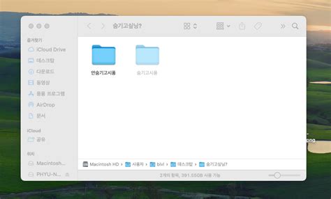 맥 Mac에서 파일 숨기기 그리고 숨긴파일 1초만에 보는 방법 Blvl Blog