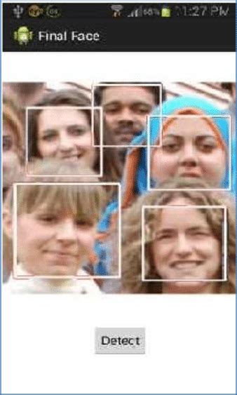 Screenshot Of Face Detection Application Download Scientific Diagram