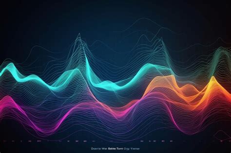 Premium Photo Data Visualization Dynamic Wave Pattern Vector