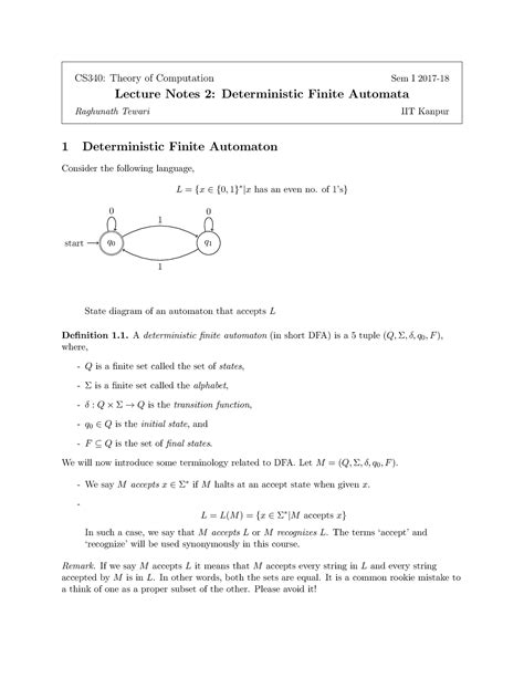 cs340 theory of computation 02 toc cs340 theory of computation sem i