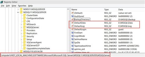 Sql Server Service Pack Error The User Data Directory In The Registry Is Not Valid Verify
