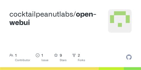 Actions Cocktailpeanutlabs Open Webui GitHub