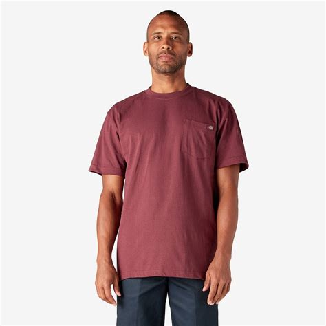 Dickies Mens T Shirt Short Sleeve Heavyweight Pocket Relaxed Fit T