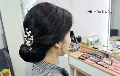 더 메이크업 올림머리 업스타일 한복올림머리 한복업스타일 한복머리 깔끔한헤어 깔끔한올림머리