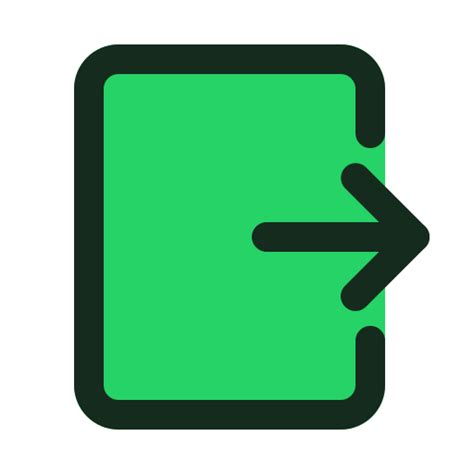 Exit Generic Outline Color Icon