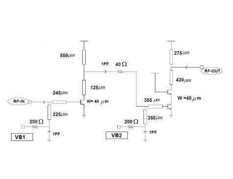 8 Schematic Of The Mm Wave Lna Download Scientific Diagram