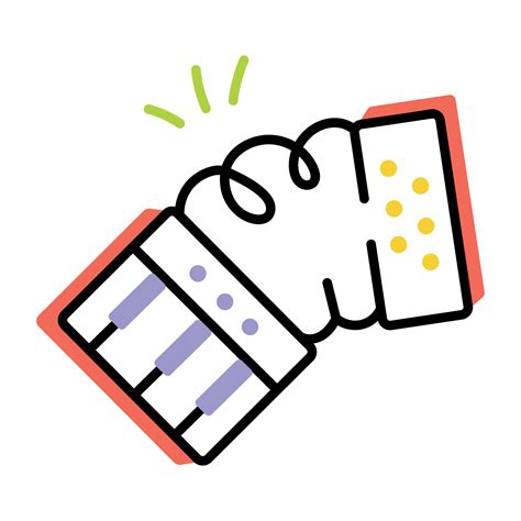 Trendy Accordion Keyboard 24841083 Vector Art At Vecteezy