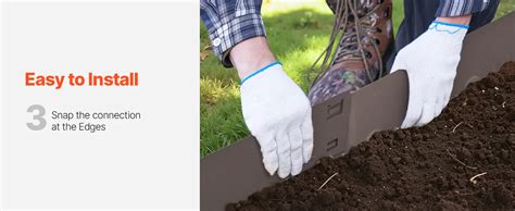 Vevor Steel Landscape Edging 5 Packs 990 X 156 Mm Rust Resistant Metal