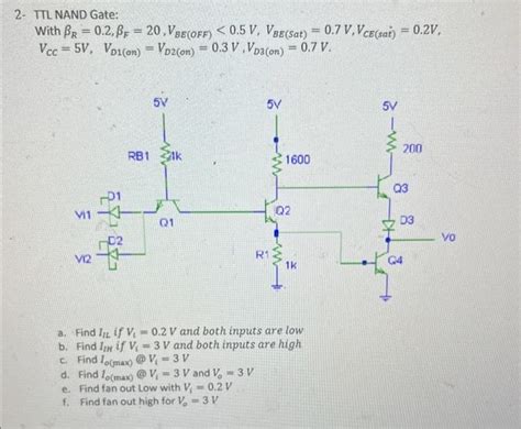 TTL NAND Gate With Chegg Com