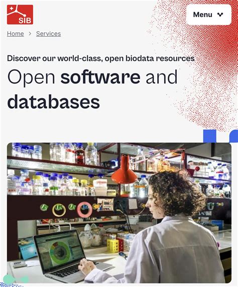 Sib Website Tour Leading Open Science Databases Sib Swiss Institute Of Bioinformatics Posted
