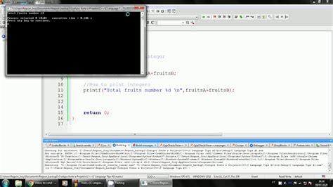 C Language Tips 2 Declaring And Printing Variables Examples Youtube