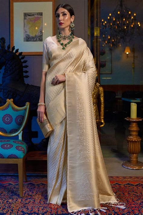 Golden Saree Buy Beautiful Golden Colour Sarees Online Karagiri