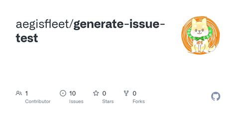 Github Aegisfleetgenerate Issue Test