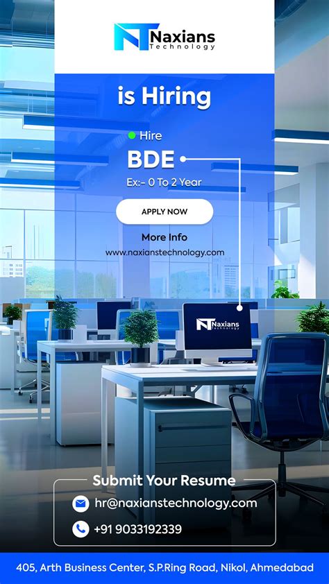 Naxians Technology On Linkedin Bde Jobhiring