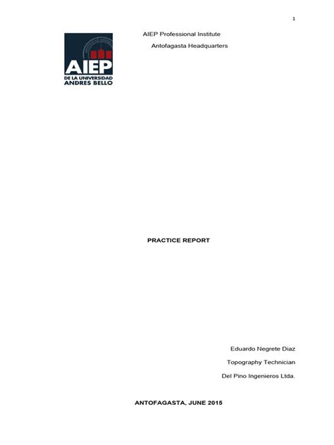 Aiep Professional Practice Report Pdf Engineering Knowledge
