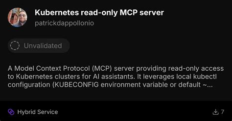 Kubernetes Read Only Mcp Server Mc · Lobehub