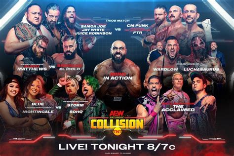 AEW Collision (6/17/2023) Results: CM Punk & FTR vs Samoa Joe & Bullet Club Gold, TNT Title Bout ...