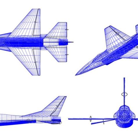 Pdf Multi Fidelity Aerodynamic Dataset Generation Of A Fighter Aircraft