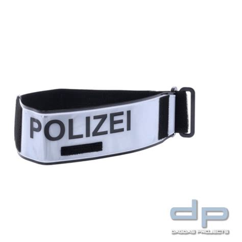 Etzel® Armbinde Highviz Weiss Reflex Polizei Armbinden Und Armbänder Polizeibekleidung