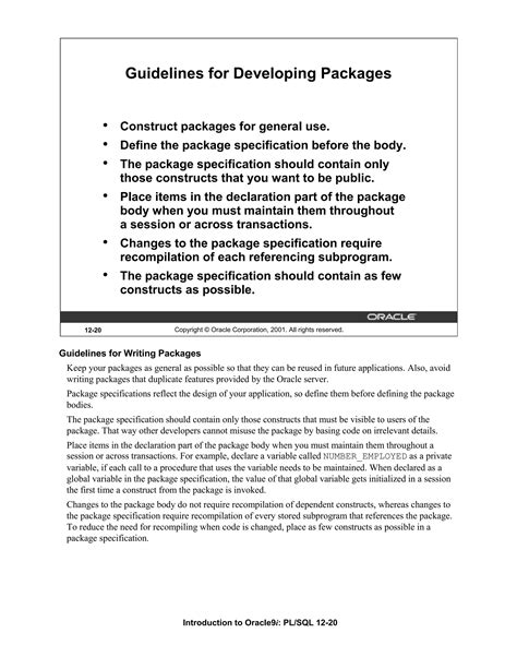 introduction to oracle 9i pl sql part 2 pdf databases computer