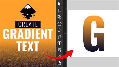 How To Add A Gradient Fill To Text In Inkscape Youtube
