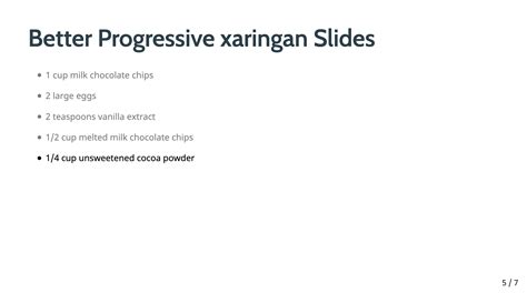 Better Progressive Xaringan Slides With Css And Last Of Type Garrick