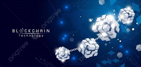 Blockchain Technology Design Vector Illustration Chain World Abstract Vector Chain World