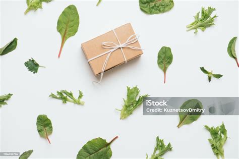 샐러드 잎으로 만든 야채 추상적 인 배경 위에 골판지 상자를 묶어 근대 비트에 대한 스톡 사진 및 기타 이미지 근대 비트