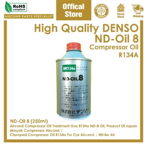 Car Compressor Aircond Oil R134a Denso ND 8 Oil Product Of Japan ...