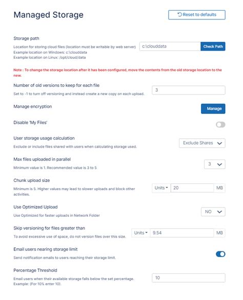 Setting Up Managed Storage FileCloud Docs Server