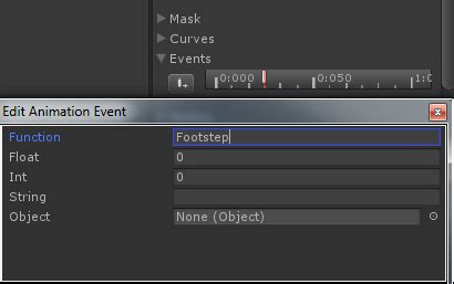 Mecanim Curves And Events Unity Engine Unity Discussions
