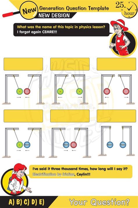 Physics Electrification By Friction Friction And Electricity Electrostatic Stock Vector